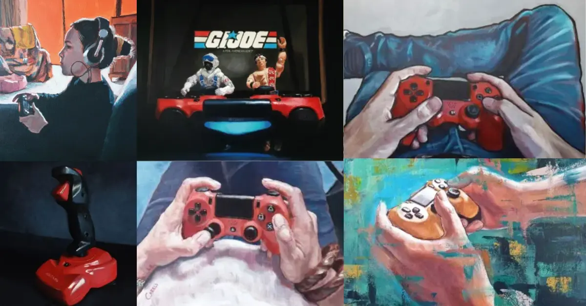 Gaming-Inspired Paintings – Original Video Game Artwork